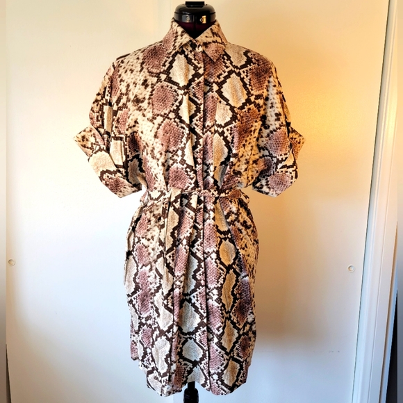 Studio F | Dresses | Studio F Snake Print Dress | Poshmark